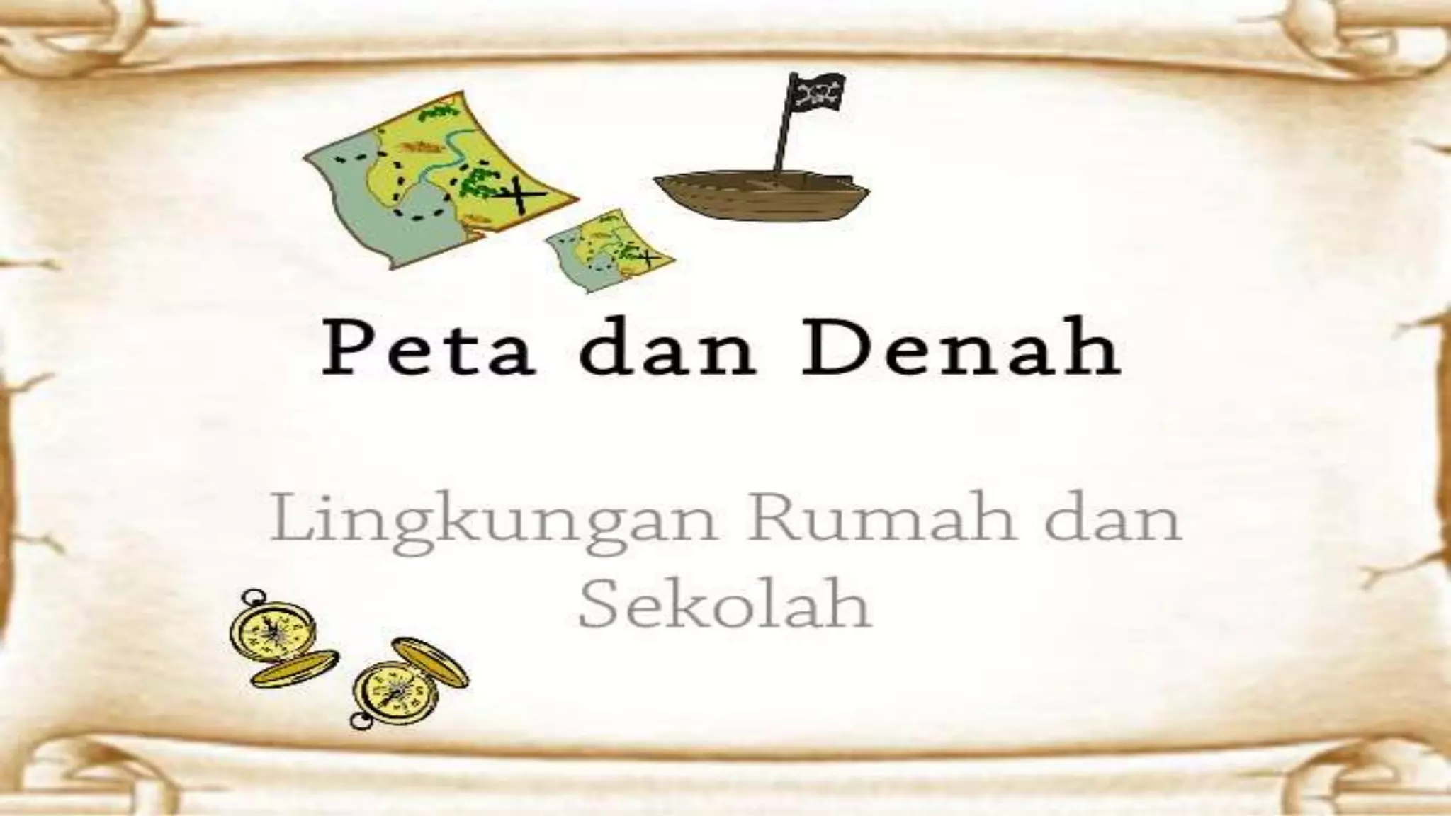 Ppt ips bab 3 denah dan peta | PPTX
