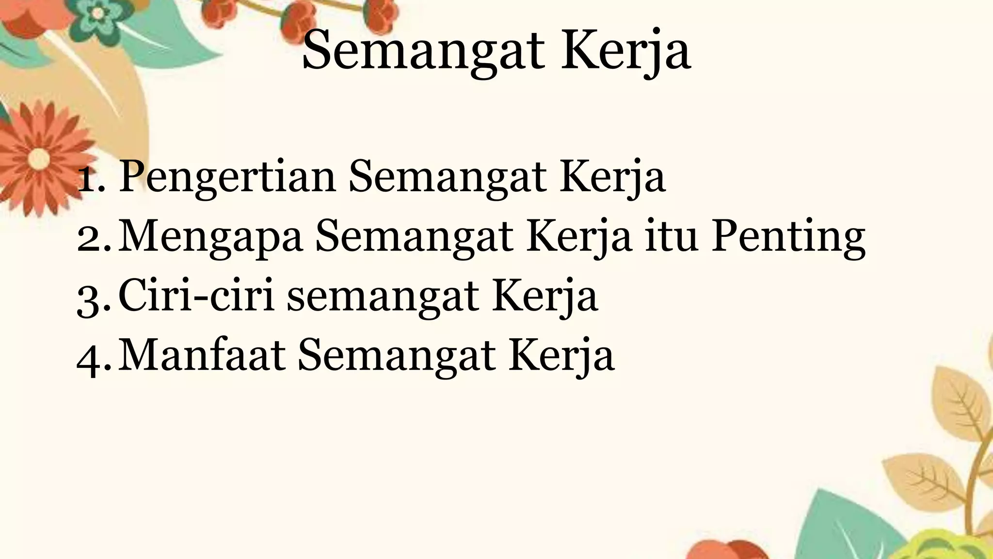 Ppt ips bab 6 semangat bekerja | PPTX