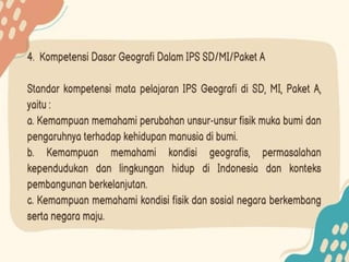 PPT Konsep dasar geografiiii modul 5 mata kuliah konsep dasar ips di SD | PPT