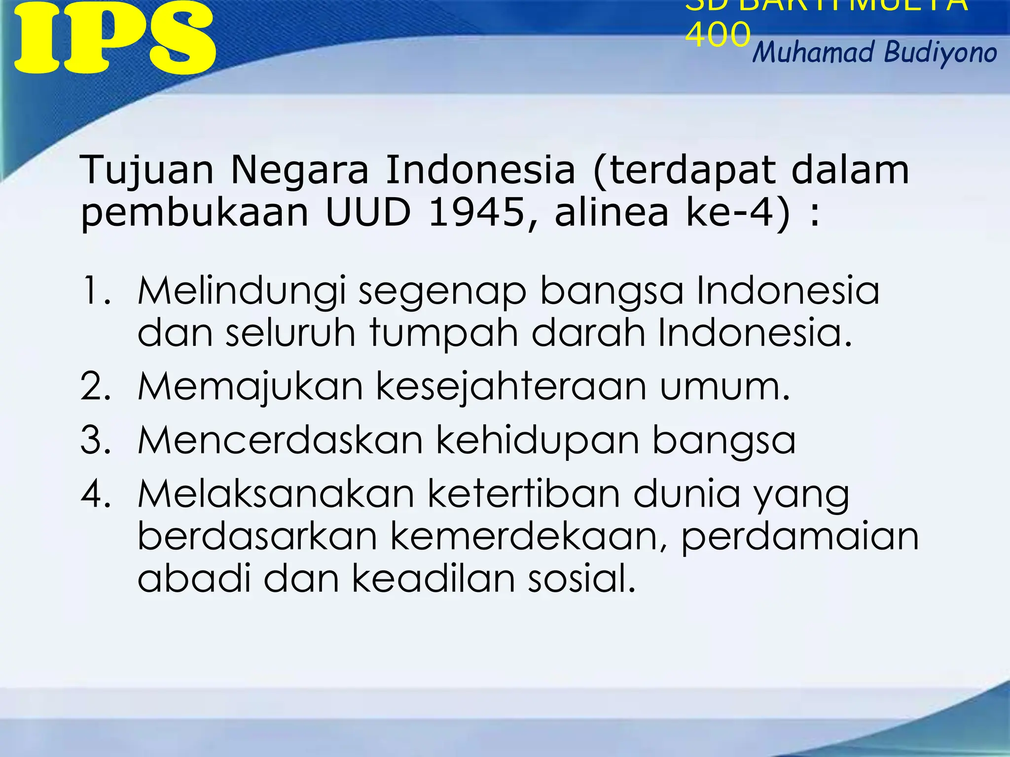 IPS TEMA 6 - kelas 6 SD : Kemerdekaan Indonesia | PPTX
