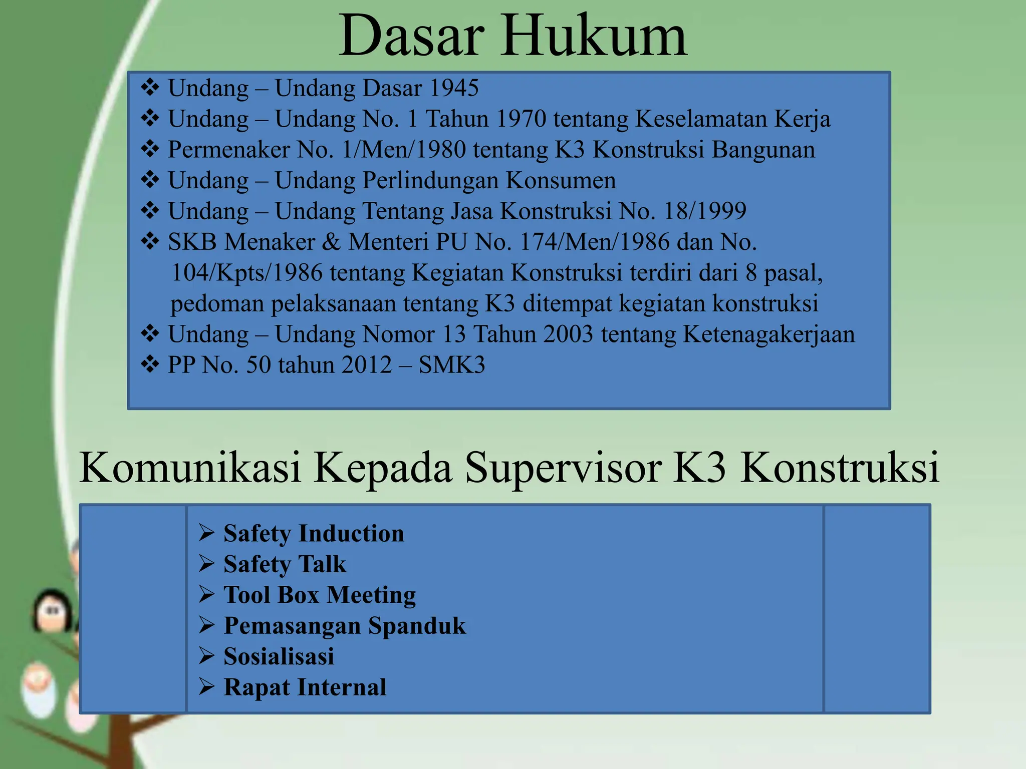 CONTOH PPT IQBAL PETUGAS K3 KONSTRUKSI.ppt