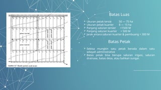 perencanaan layout dan skema jaringan irigasi | PPTX