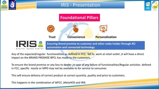 PPT IRIS for bharat petroleum corporation limited | PPTX | Business ...