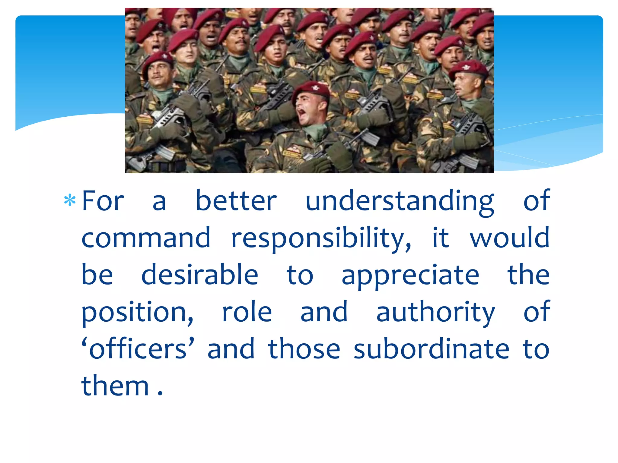 Command responsibility | PPTX