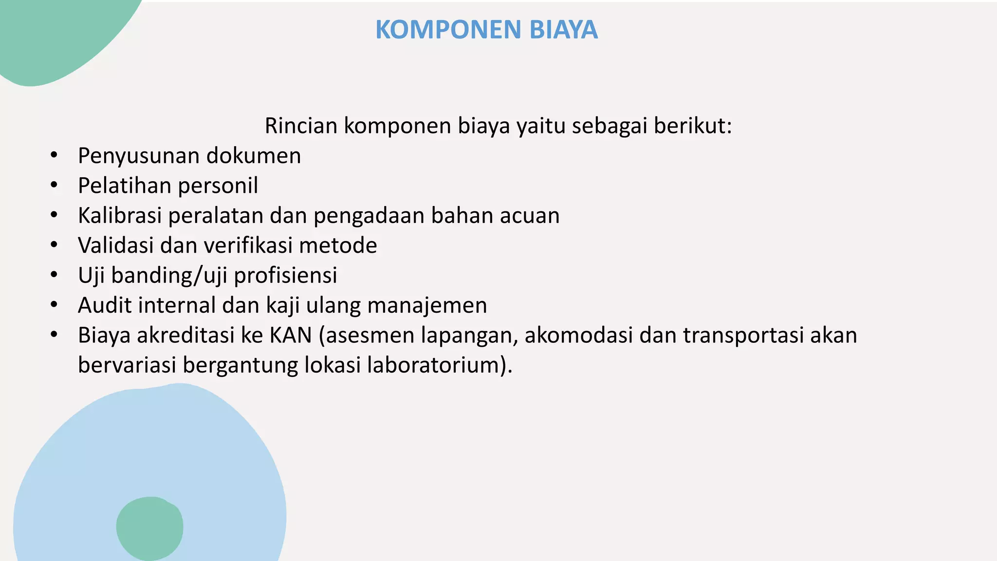 PROPOSAL SET UP LABORATORIUM PENGUJI ATAU KALIBRASI SESUAI ISO/IEC ...