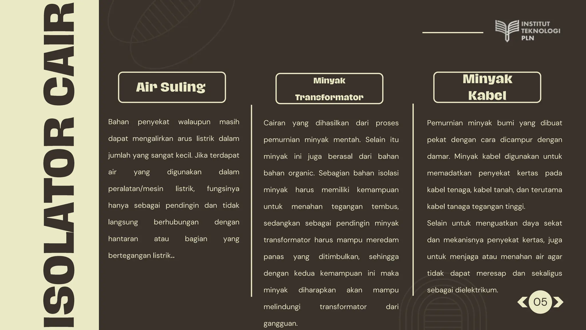PPT ISOLATOR CAIR isolator cair padat dan | PPTX