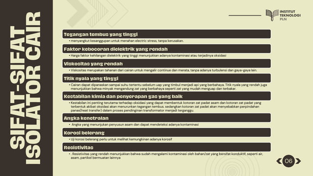PPT ISOLATOR CAIR isolator cair padat dan | PPTX