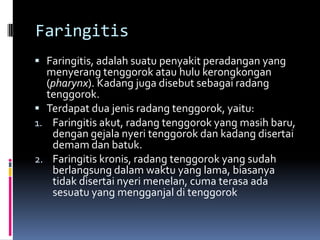 Infeksi Saluran Pernapasan Akut (ISPA) | PPTX