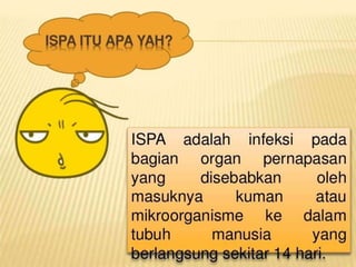 PPT PENYAKIT ISPA UNTUK KESEHATAN MANUSIA | PPTX