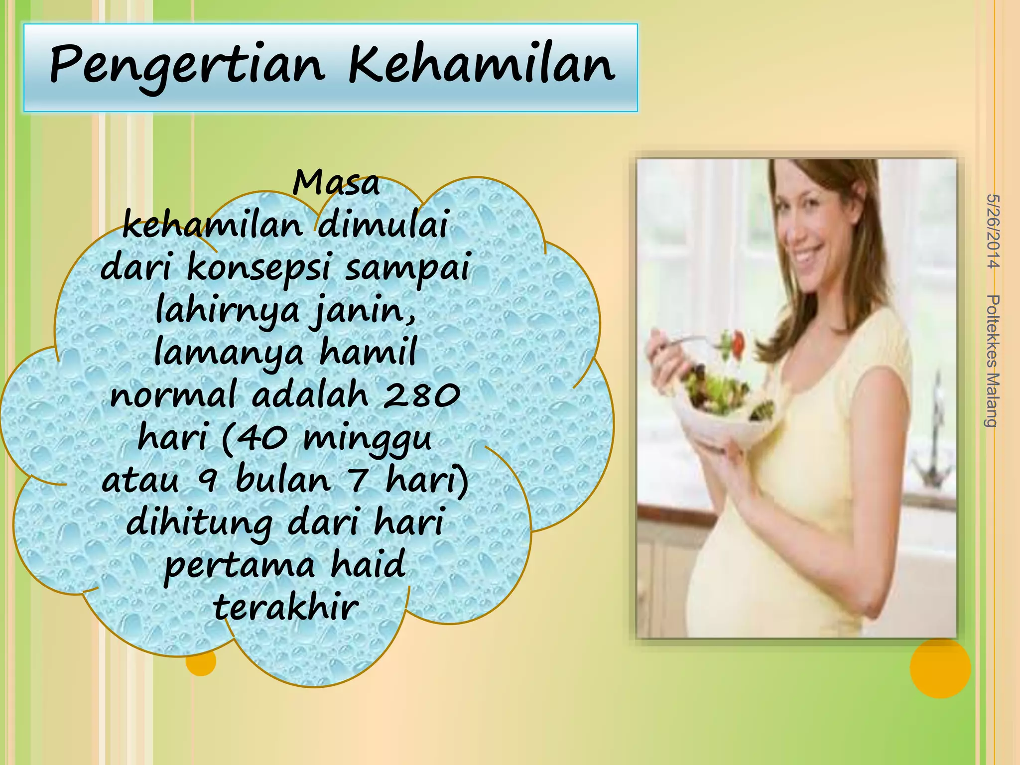 KEHAMILAN DAN PERKEMBANGAN JANIN PPT | PPTX