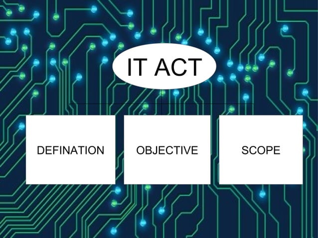 Ppt it act | PPT | Technology & Computing