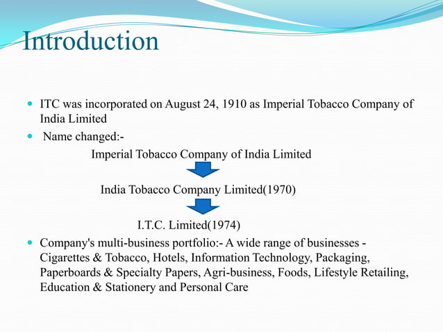 ITC PPT on CSR | PPTX | Agriculture | Industries