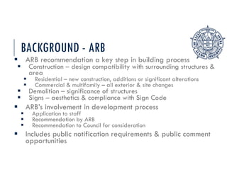 PPT Item # 11 - Update on ARB. | PPT