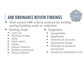PPT Item # 11 - Update on ARB. | PPT