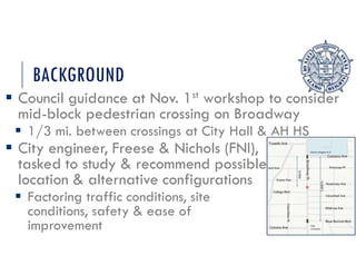 PPT Item # 12 - Midblock Pedestrian Crossing Improvement | PPT