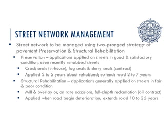 PPT Item # 12 - Street Condition Index & Main. Plan | PDF