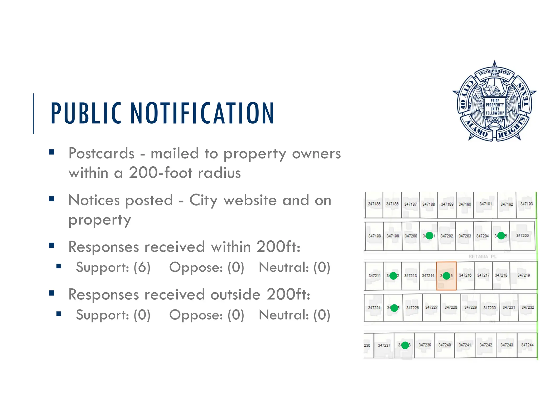PPT Item # 4 - 254 Retama Place ARB Case 945F | PPT