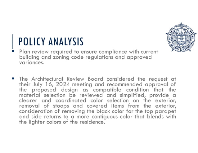 PPT Item # 6 - 516 Circle St. comp. review | PPT