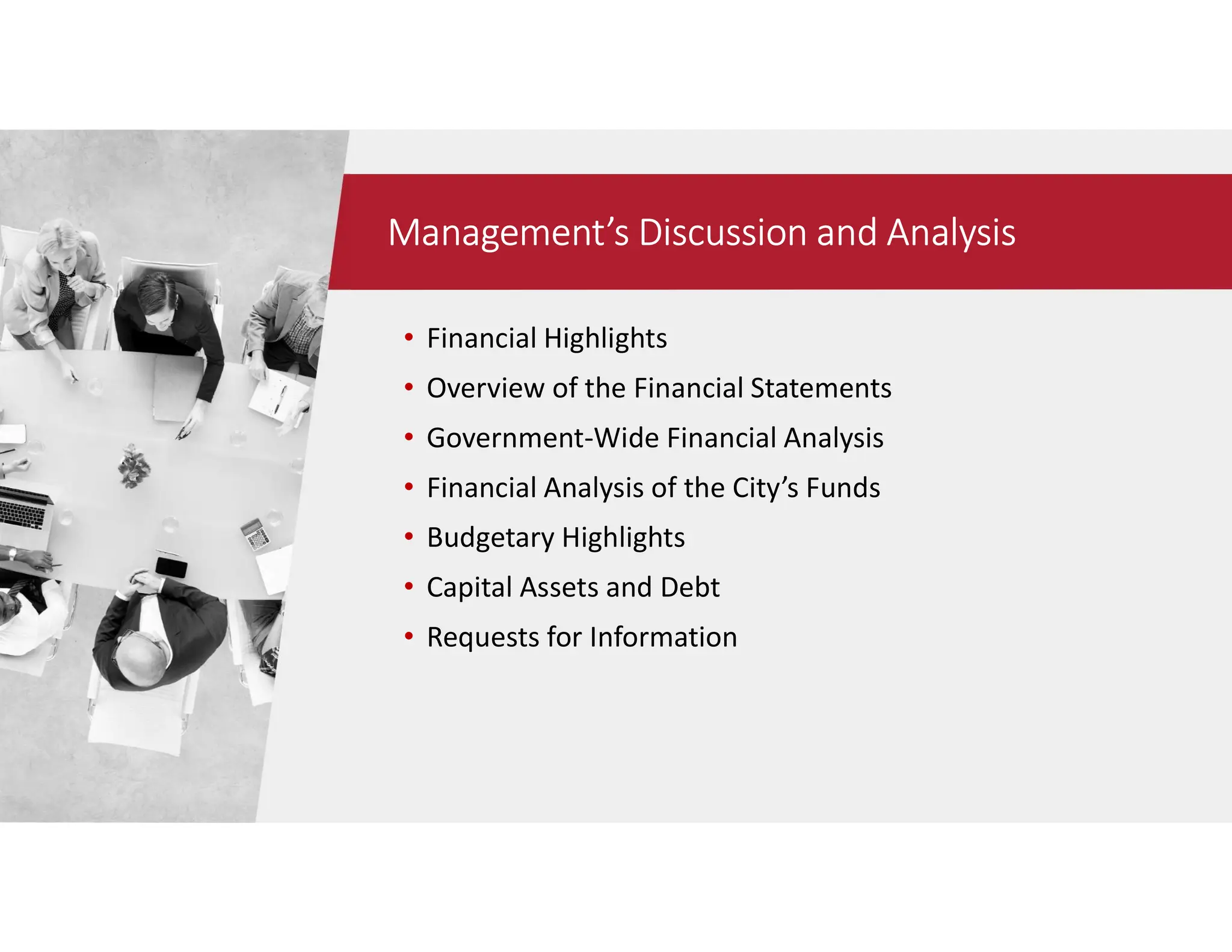 PPT Item # 6 - Annual Compreh. Financial Report (ACFR) Powerpoint | PDF