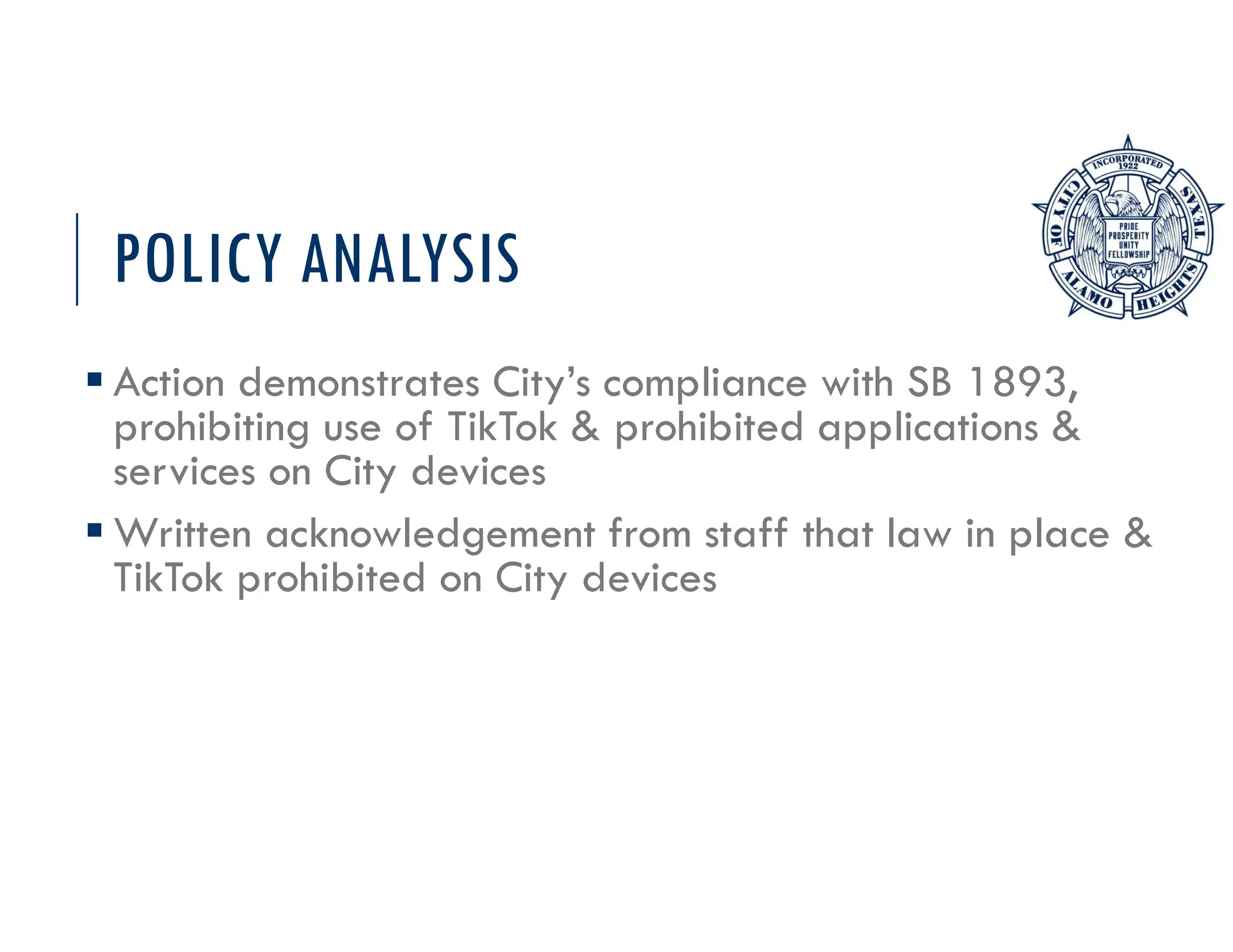 PPT Item # 7 --- Social Media Ban Policy | PDF