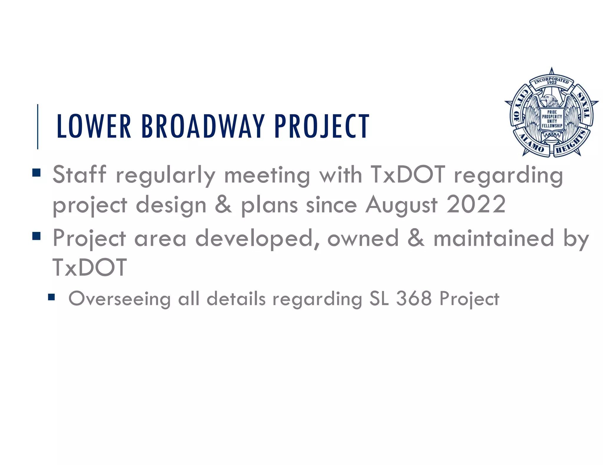 PPT Item # 7 - TxDOT TA Application | PPT