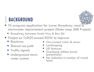 PPT Item # 7 - TxDOT TA Application | PPT