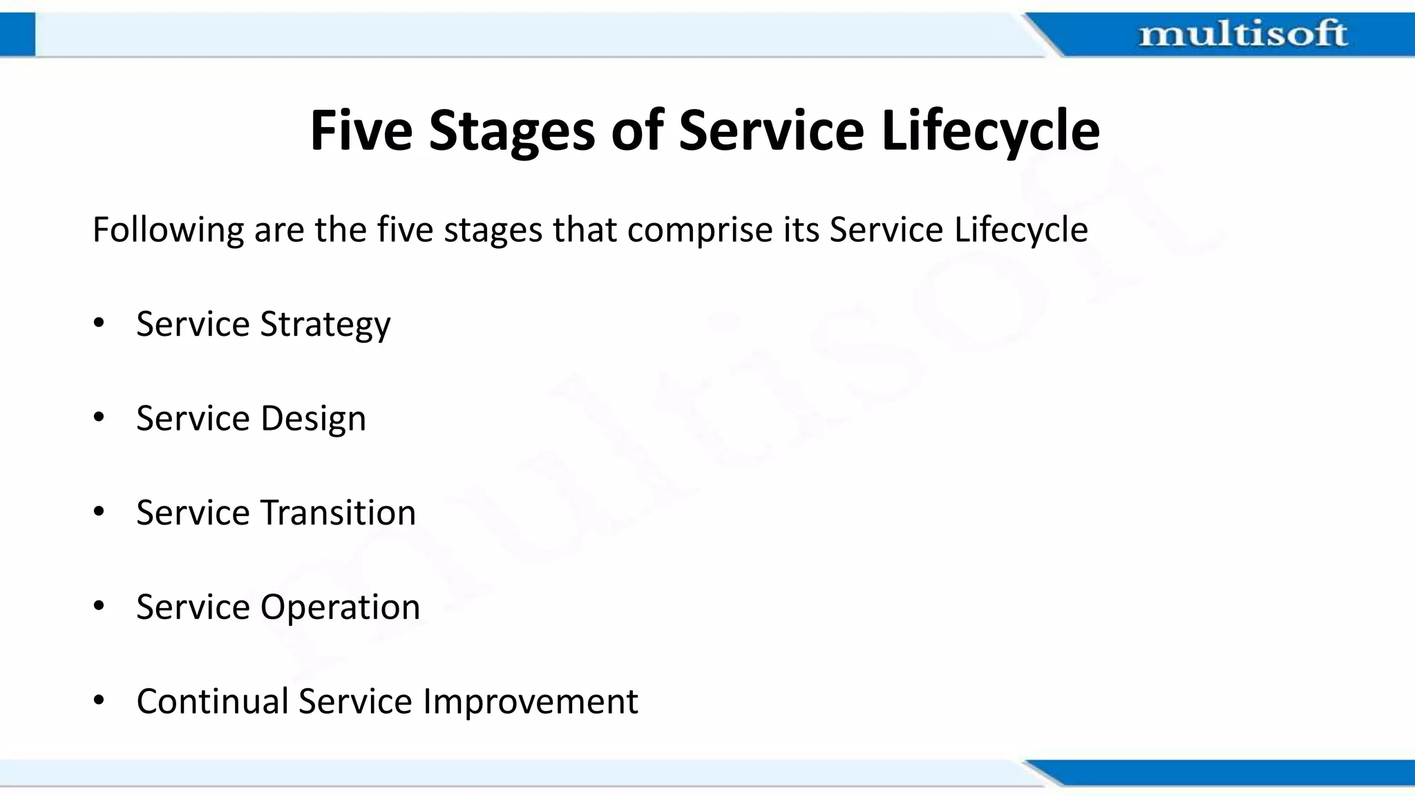 ITIL® and 5 stages of Service Lifecycle | PPTX