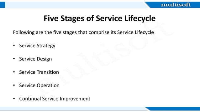ITIL® and 5 stages of Service Lifecycle | PPTX | Information Services ...