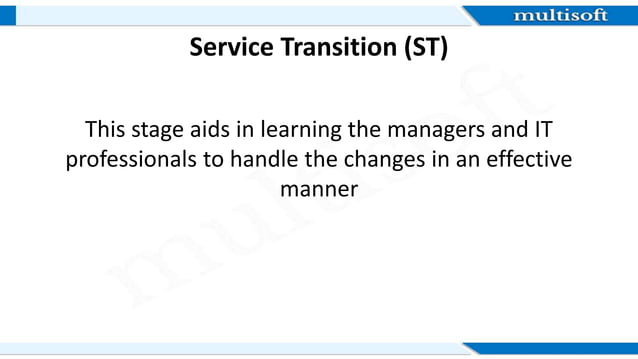 ITIL® and 5 stages of Service Lifecycle | PPTX | Information Services ...