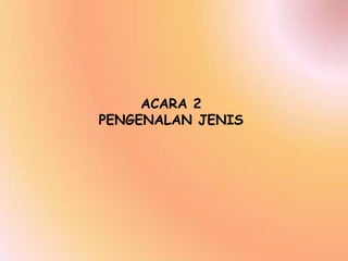 Pengenalan Jenis Rumput dan Legum | PPTX