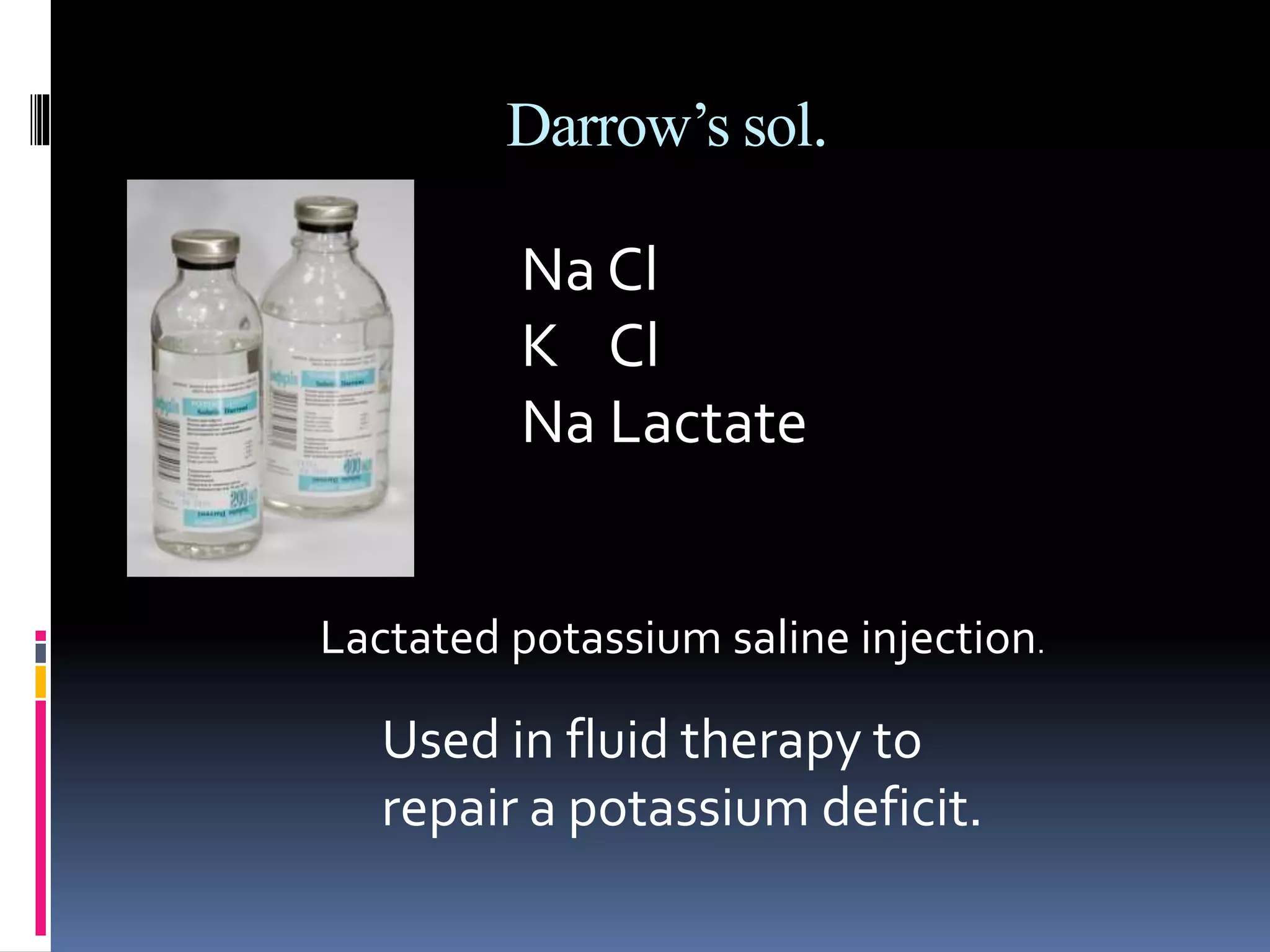 Intravenous fluids and parenteral nutritions slides Dr sarfaraz | PPTX ...