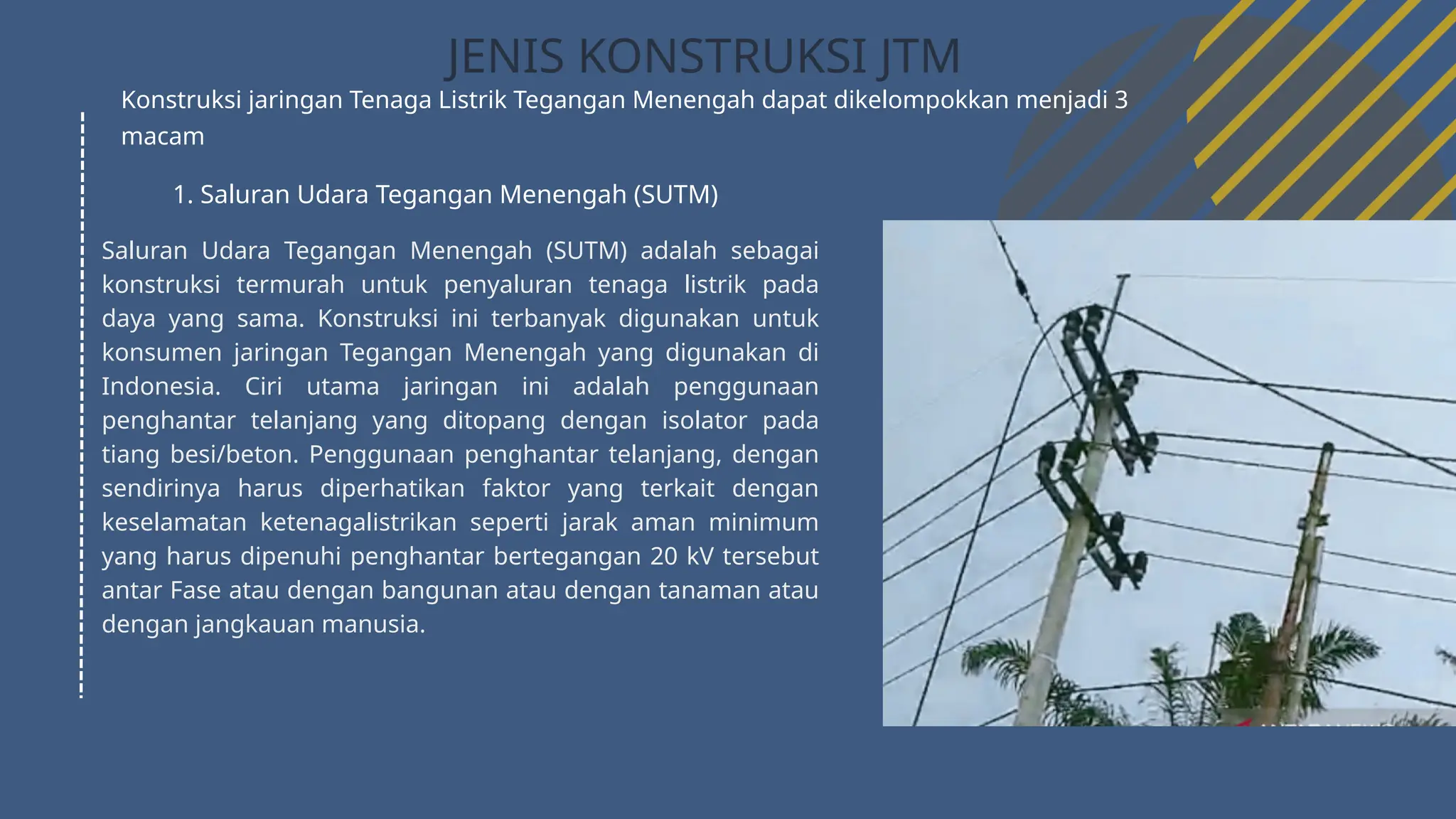 JARINGAN TEGANGAN MENENGAH SISTEM TENAGA LISTRIK (JTM) | PPTX