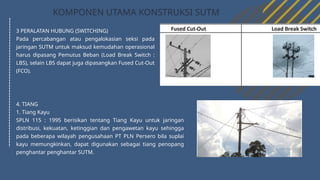 JARINGAN TEGANGAN MENENGAH SISTEM TENAGA LISTRIK (JTM) | PPTX