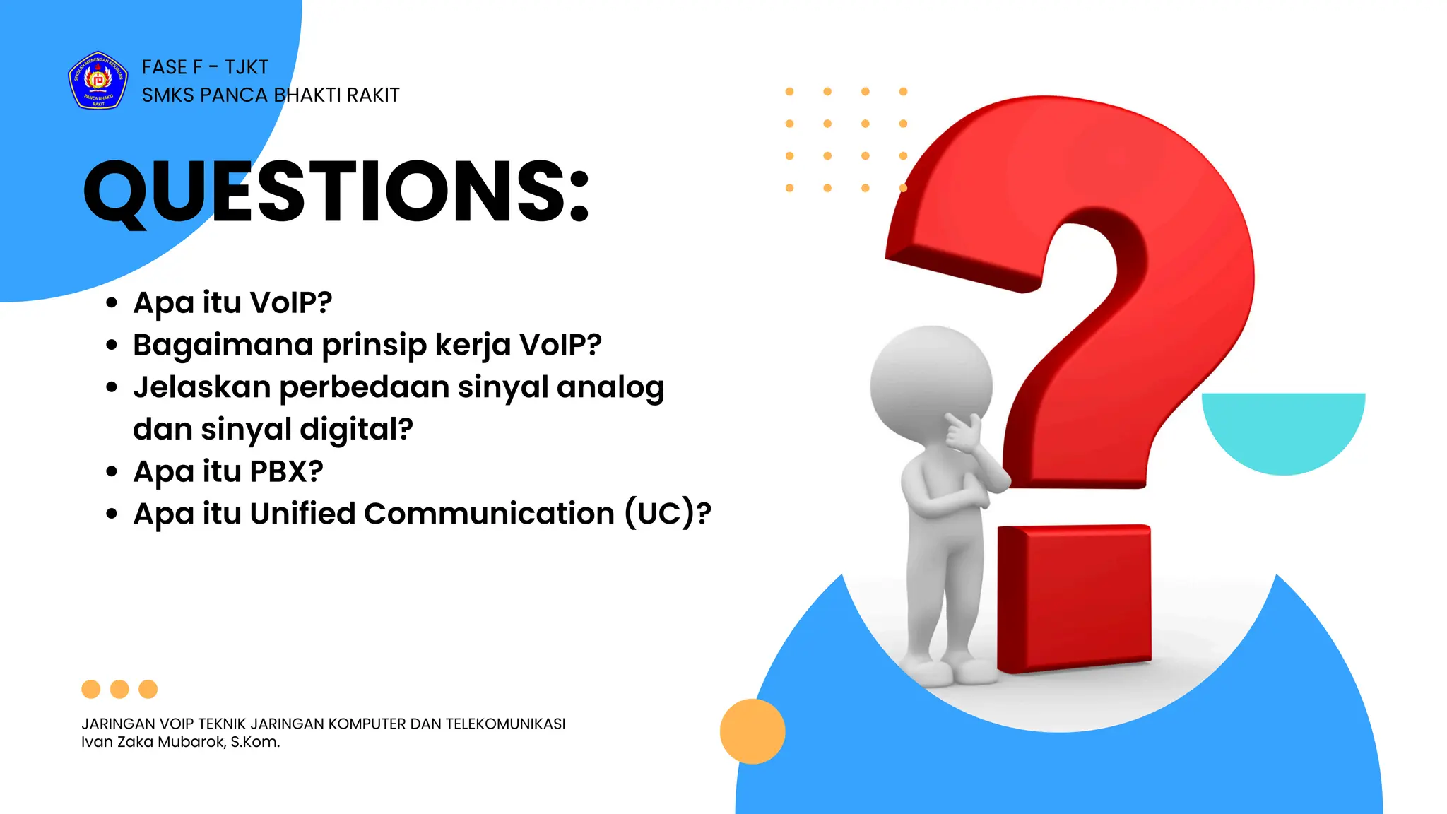 PPT JARINGAN VOIP INTRODUCTION MATERI TJKT | PDF