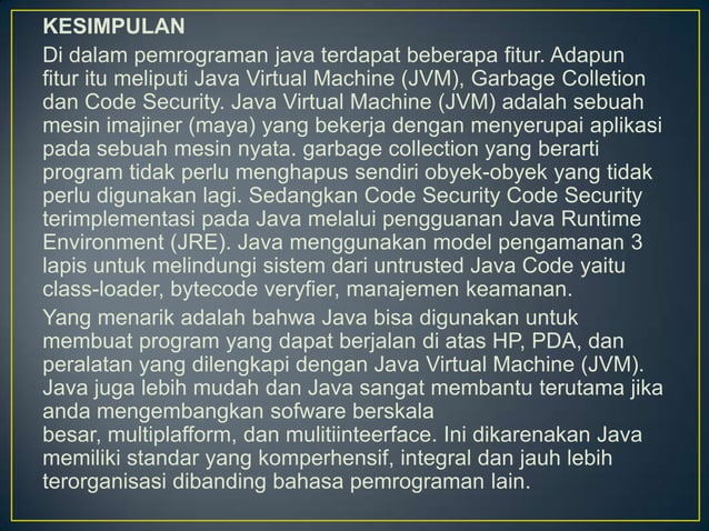 Ppt java | PPT Ppt java | PPT