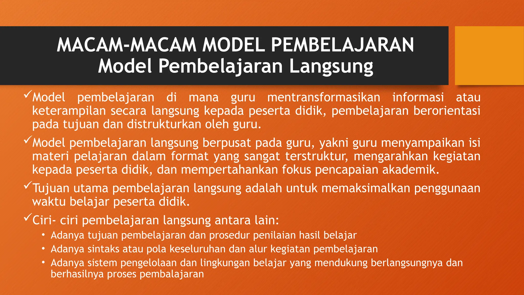 PPT JENIS- JENIS MODEL PEMBELAJARAN.pptx