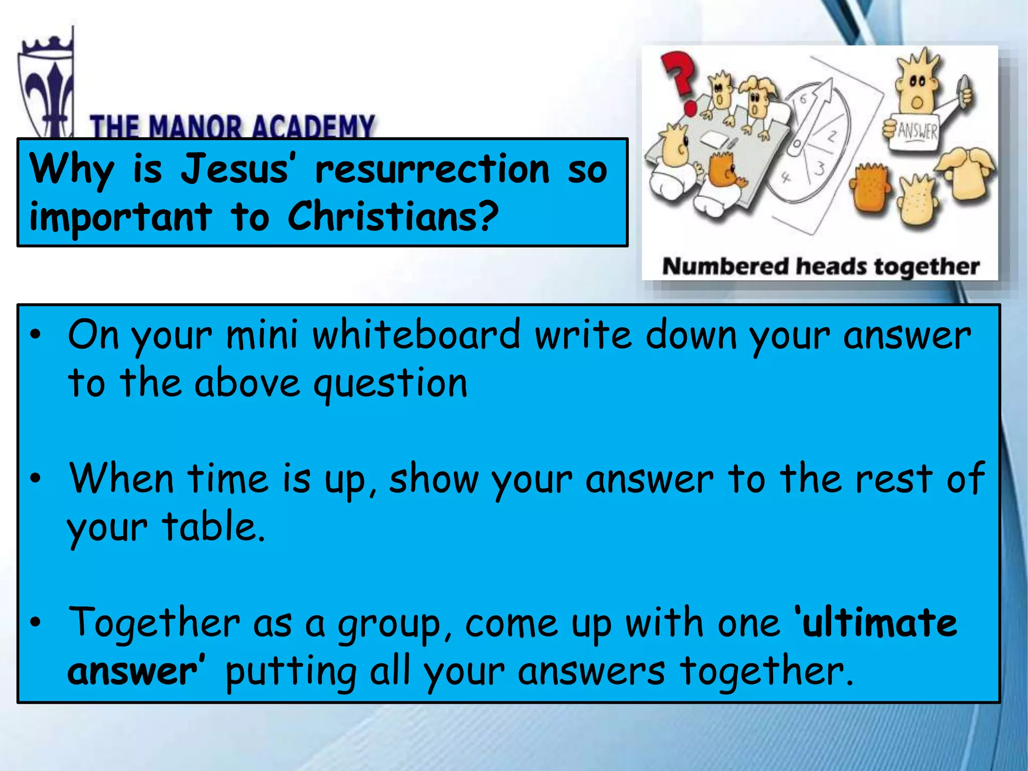 Ppt jesus resurrection | PPTX