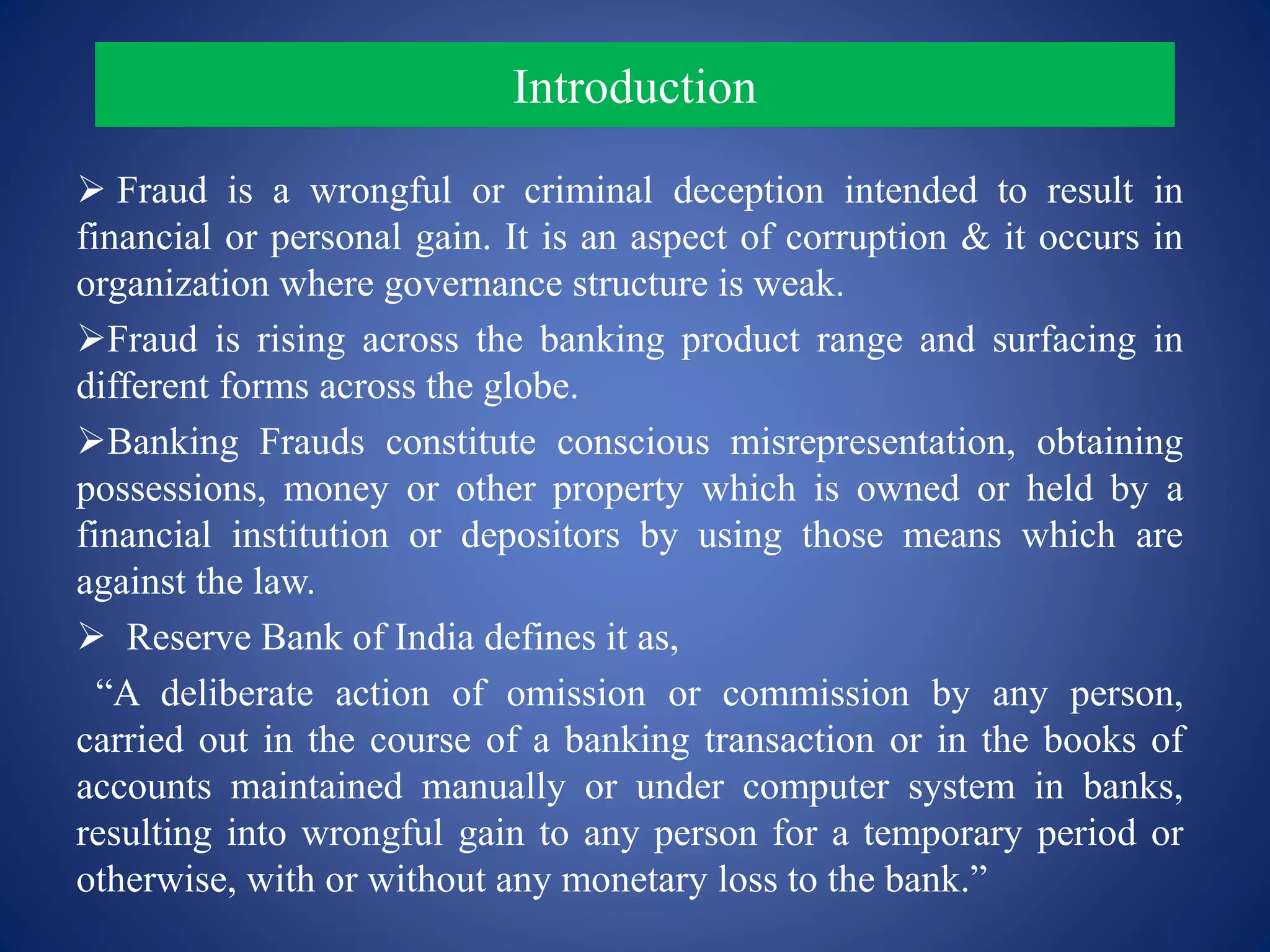 Causes, Effects and Management of Fraud: A Study with reference to ...