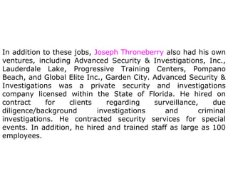 Ppt joseph throneberry | PPT