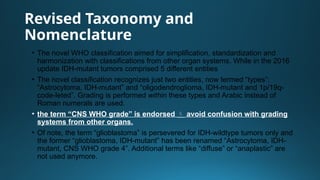 PPT JOURNAL READING UPDATE ON THE WHO DIAGNOSIS OF IDH-MUTANT GLIOMA.pptx