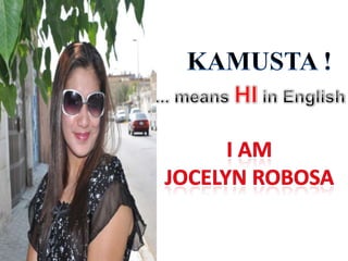 jocelyn robosa online resume' | PPTX