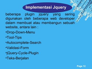Ppt jquery | PPT