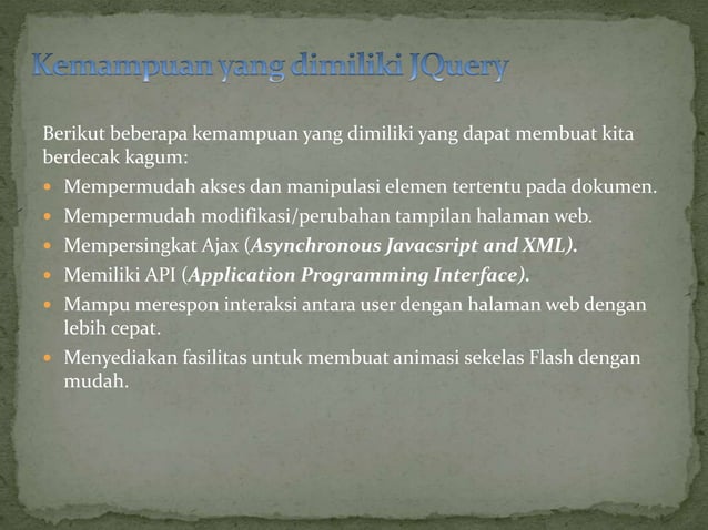 Ppt jquery | PPTX