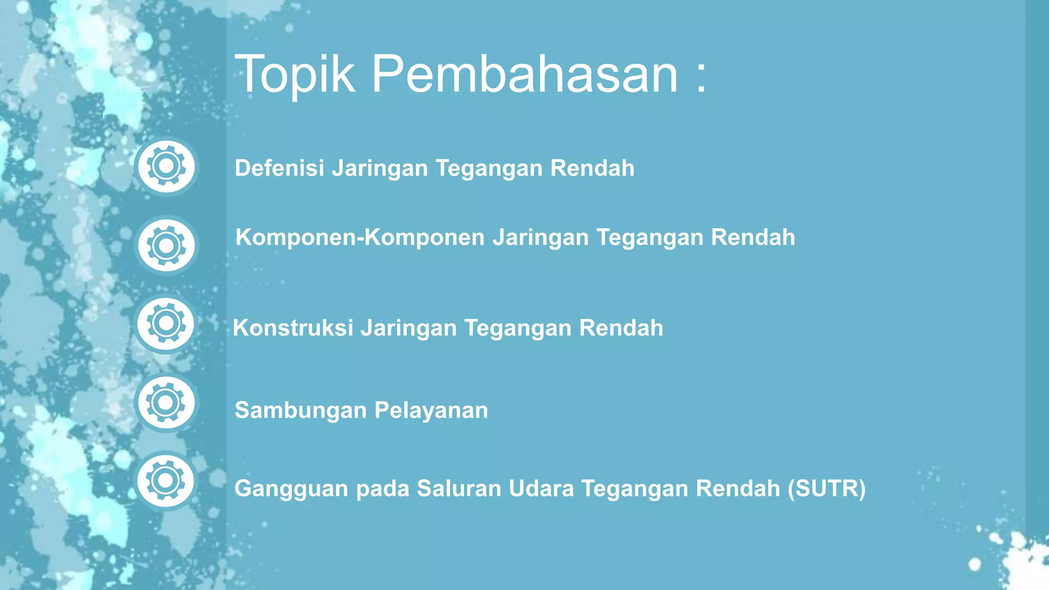 JARINGAN TEGANGAN RENDAH | PPTX