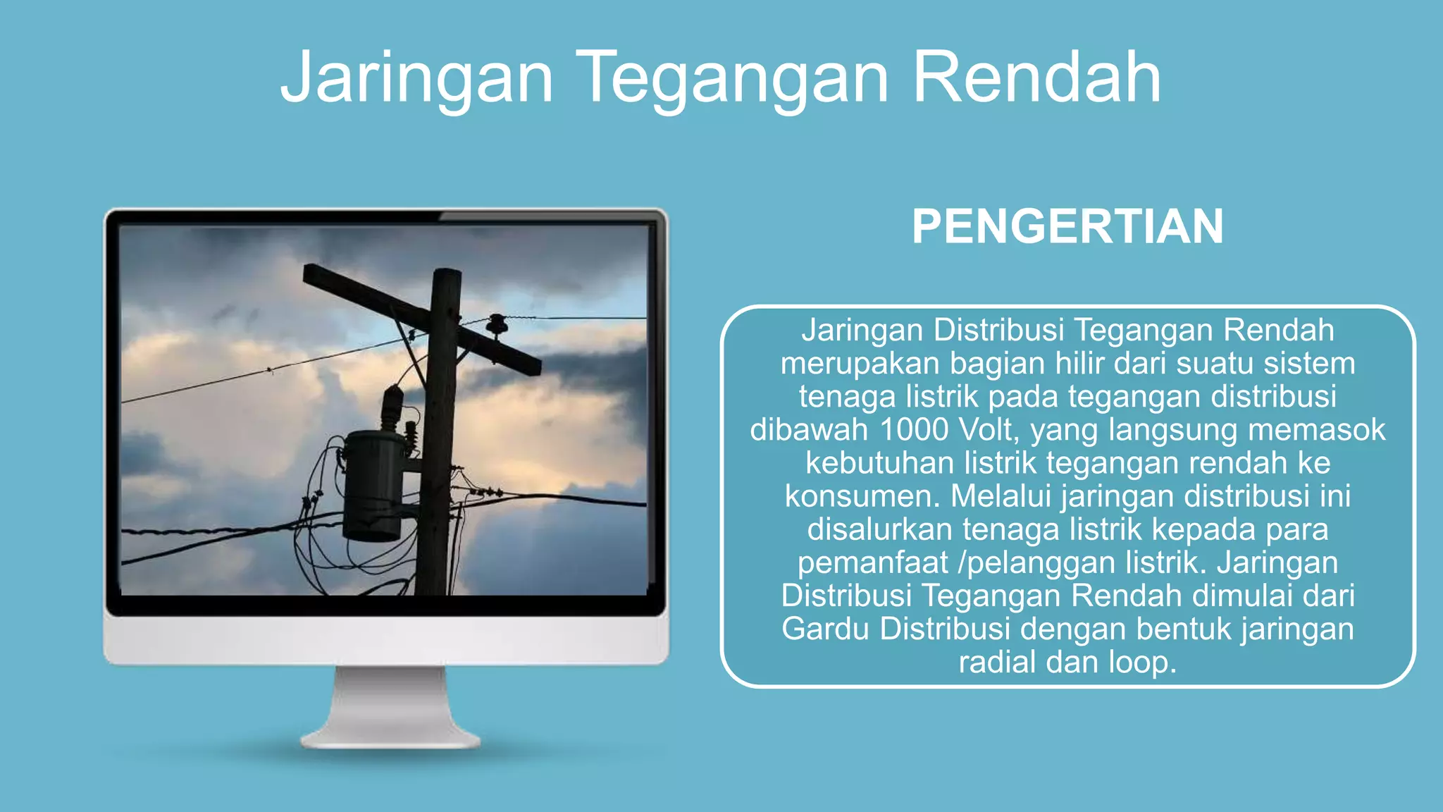 JARINGAN TEGANGAN RENDAH | PPTX
