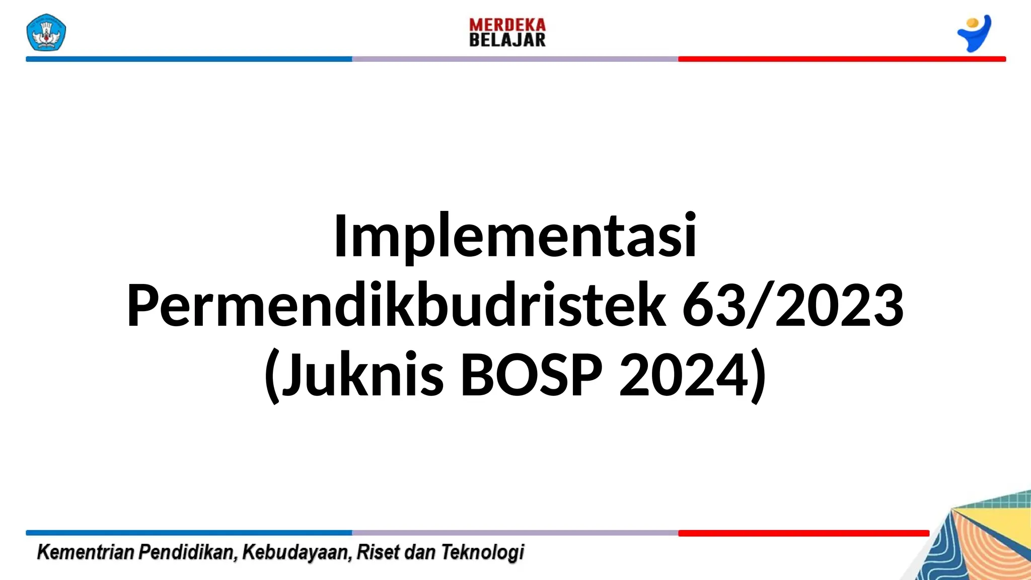 PPT JUKNIS PENGGUNAAN DANA BOSP TAHUN 2024 | PPTX