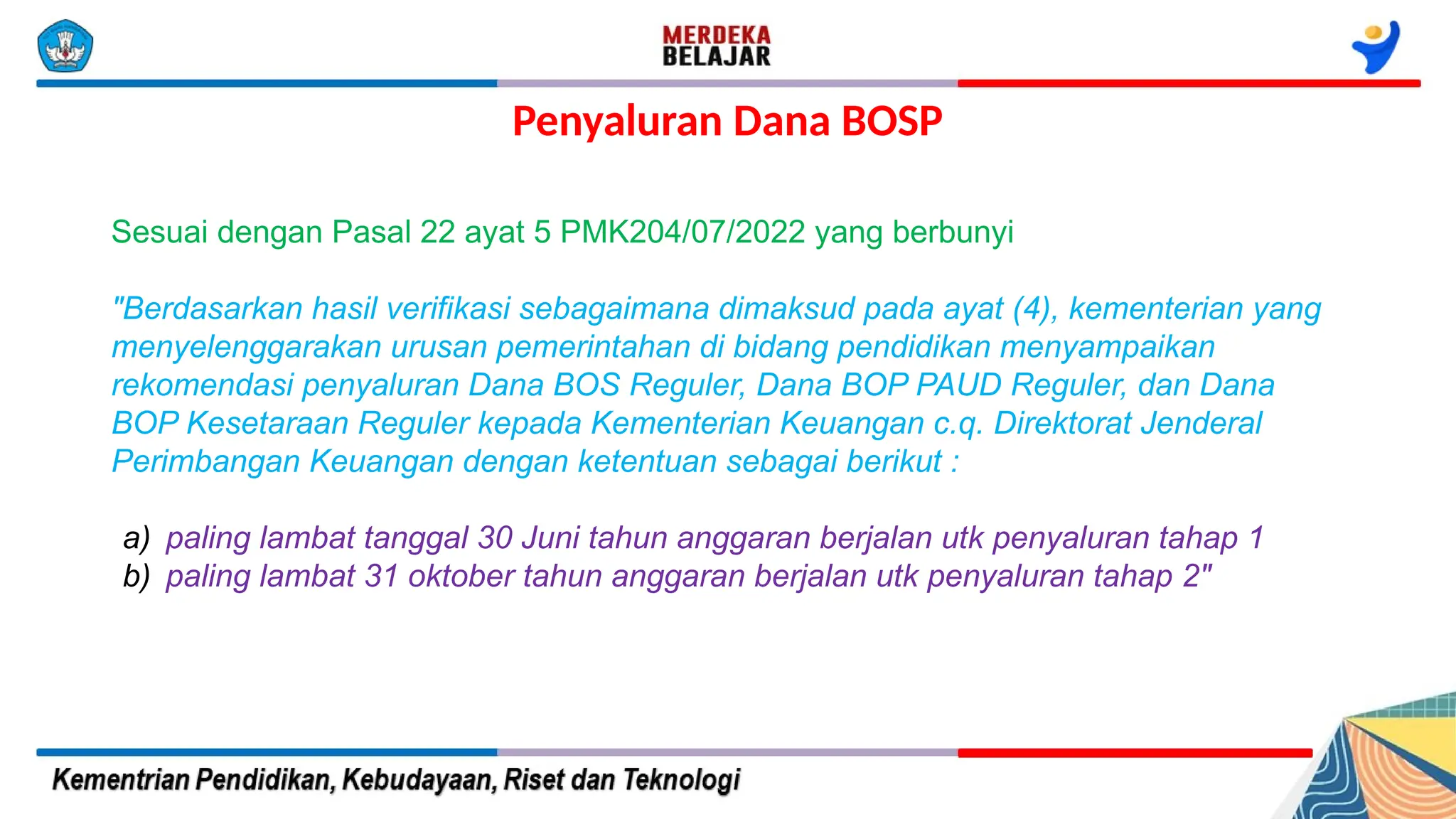 PPT JUKNIS PENGGUNAAN DANA BOSP TAHUN 2024 | PPTX