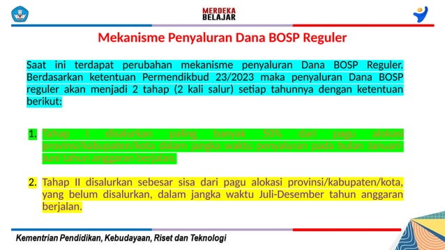 PPT JUKNIS PENGGUNAAN DANA BOSP TAHUN 2024 | PPTX