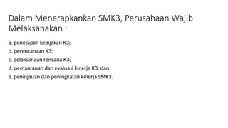 PPT Dasar dasar kesehatan dan keselamtan kerja ( K3) | PPTX