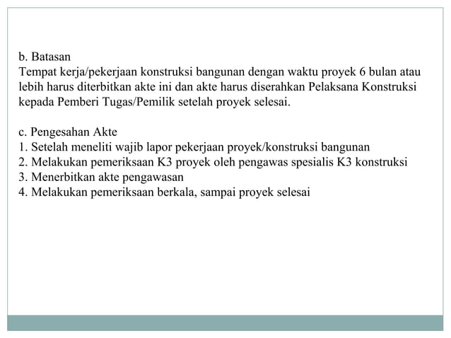 Ppt K3 Konstruksi Ppt